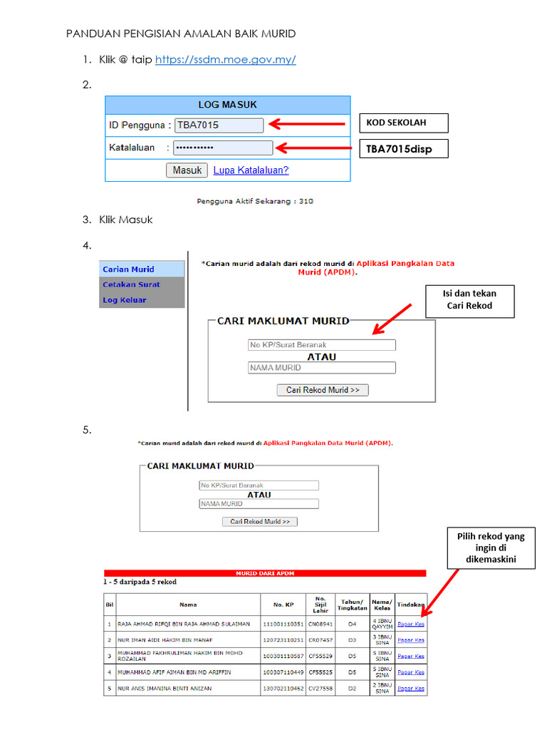PANDUAN SSDM - Amalan Baik | PDF