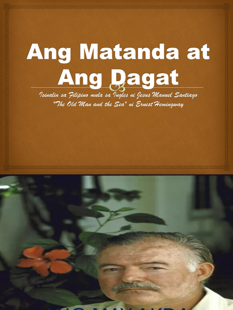 Ang Matanda at Ang Dagat | PDF