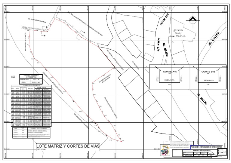 Plano de Parcelación - Lote Matriz-Lote Matriz | PDF | Tecnología ...