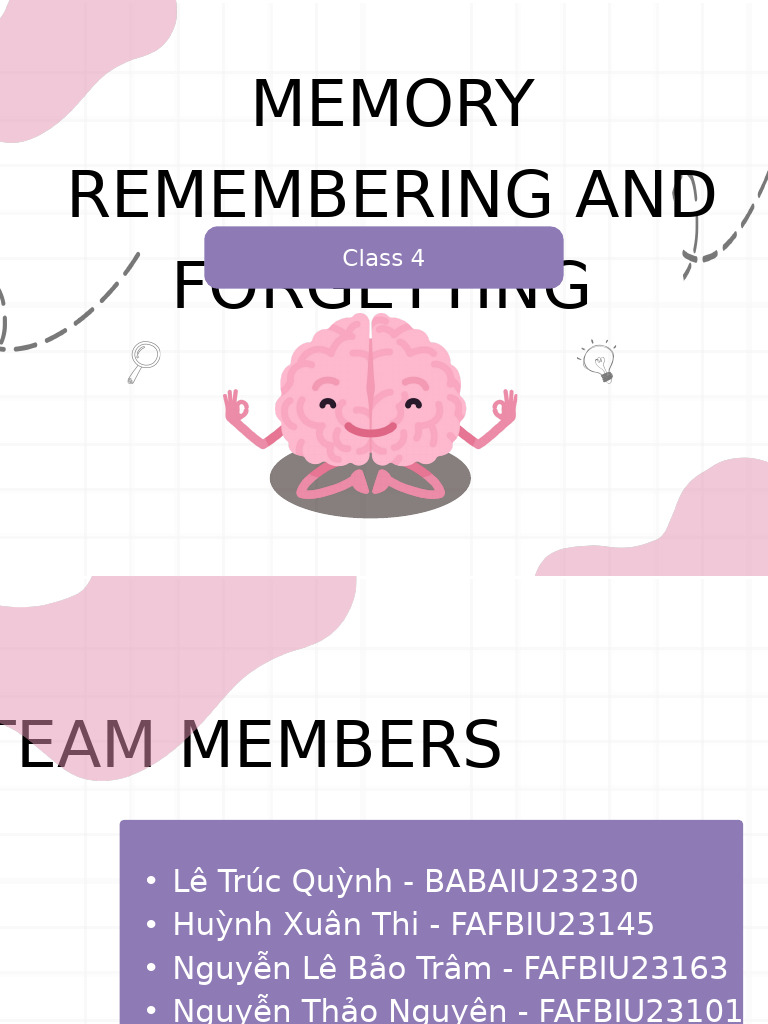 Memory and Forgeting | PDF | Memory | Psychology