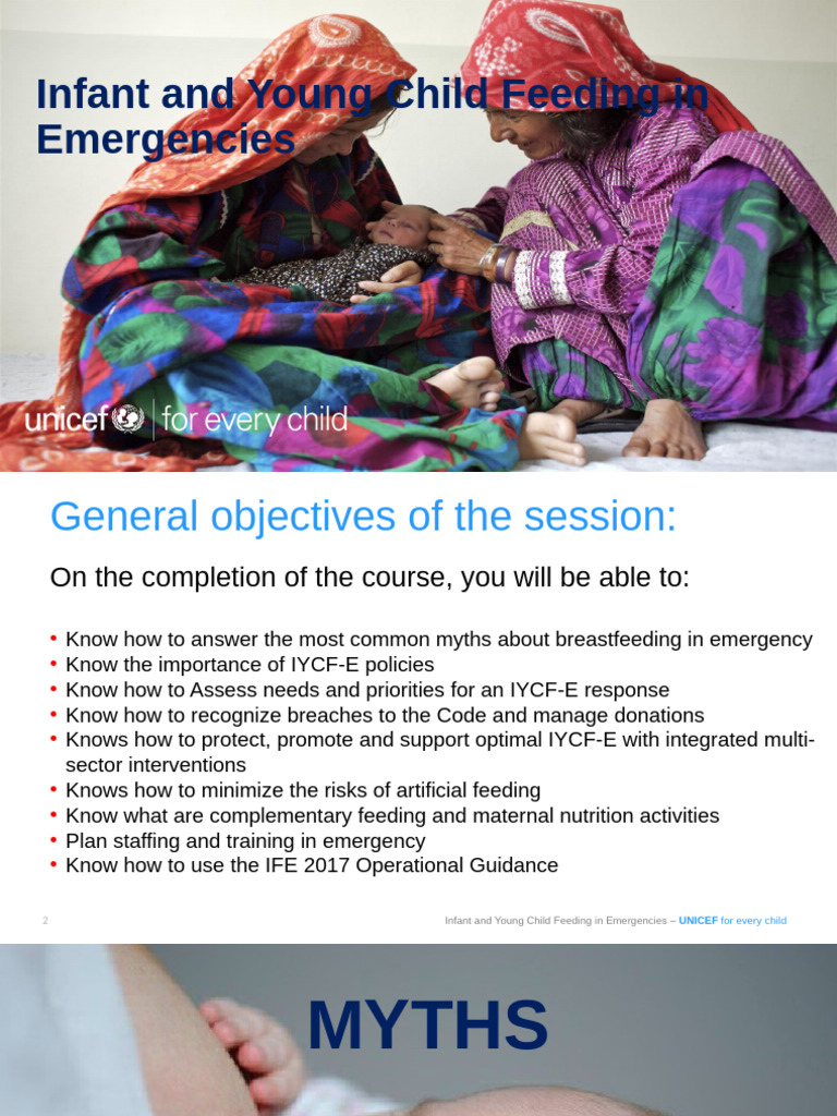 Infant and Young Child Feeding in Emergencies - VF | PDF | Breastfeeding | Breast Milk