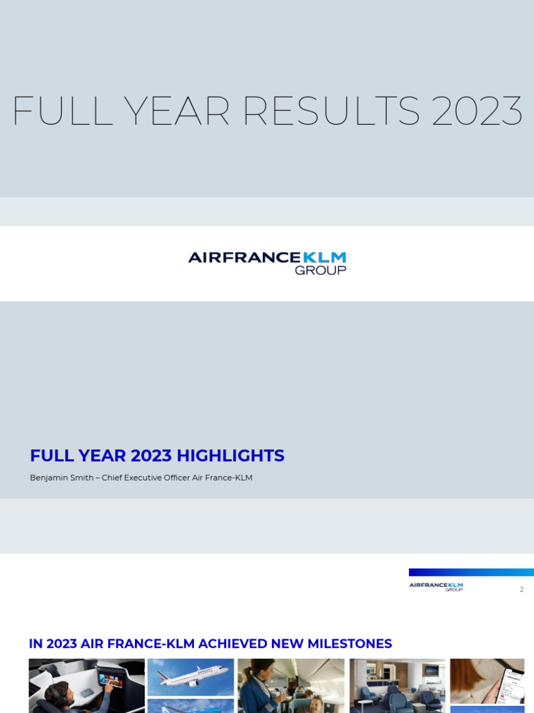 Afklm q4 2023 Results - Final | PDF | Leverage (Finance)