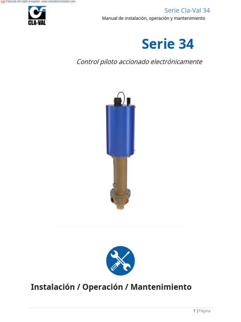 Piloto CRD34 Instalacion, Operacion y Mtto Español | PDF | Scada | Sistema de control