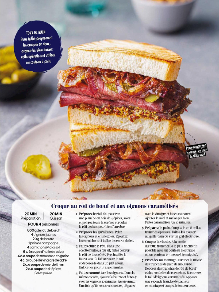 Croque Au Boeuf | PDF