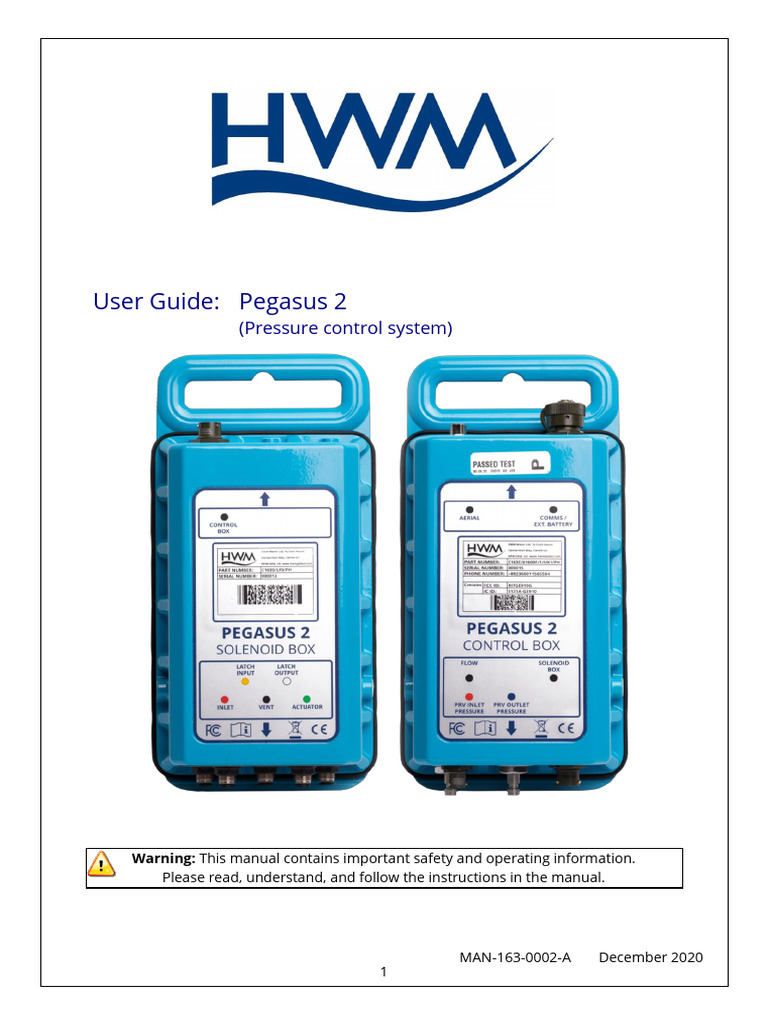 Pegasus 2 | PDF | Valve | Equipment