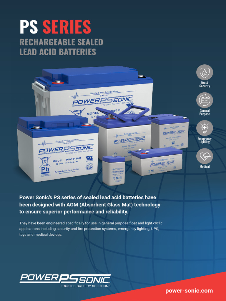 PS Summary Specification Sheet 2 | PDF | Battery (Electricity) | Energy ...