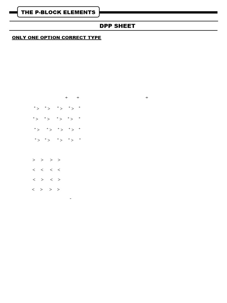 The P-Block Elements 14-6-22 | PDF | Aluminium | Carbon