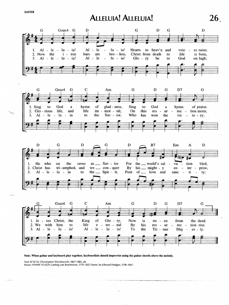 Alleluia! Alleluia! | PDF