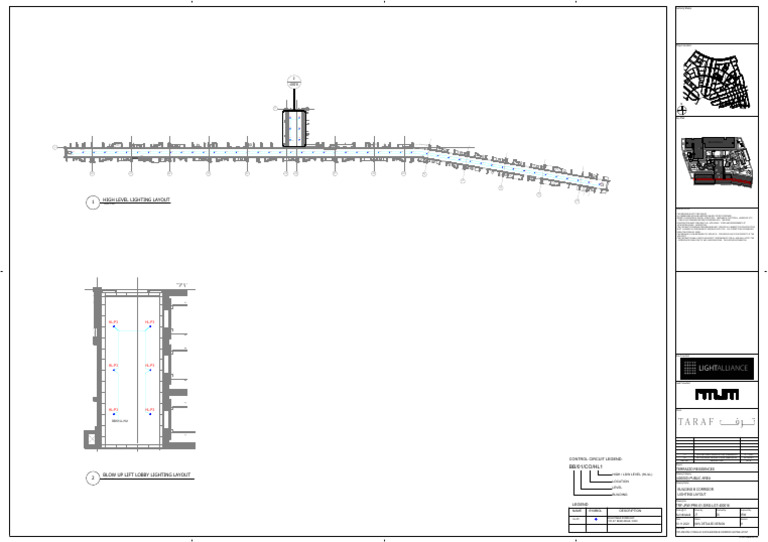 Trf-Jrw-Prk-01-Dwg-Lgt-400016-Building B Corridor Lighting Layout | PDF