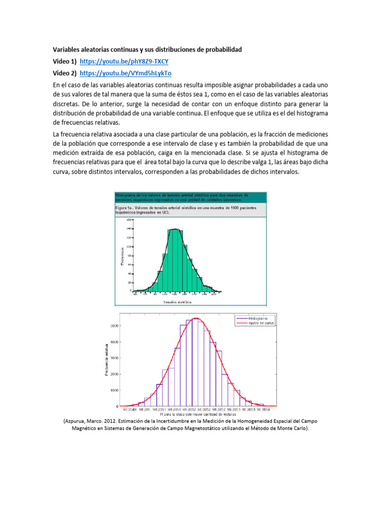 Distribución Normal | PDF | Distribución de probabilidad | Variable ...