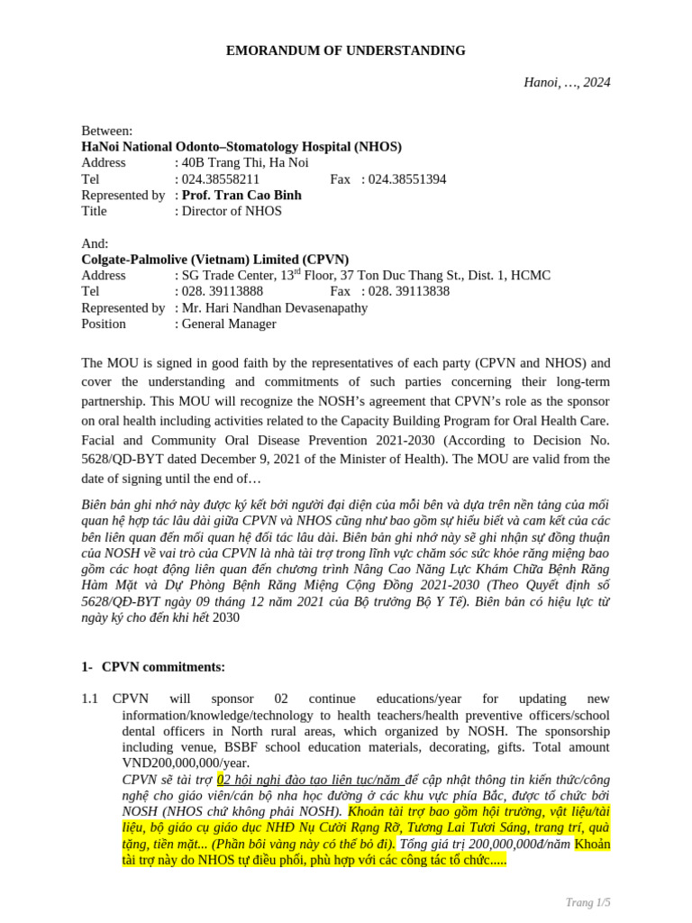 2023-CPVN-NHOS-2658 Project-Vietnamese 07.5 S A 20.11.2024 | PDF