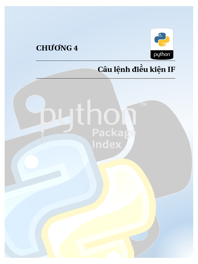 Cau Lenh If Python | PDF
