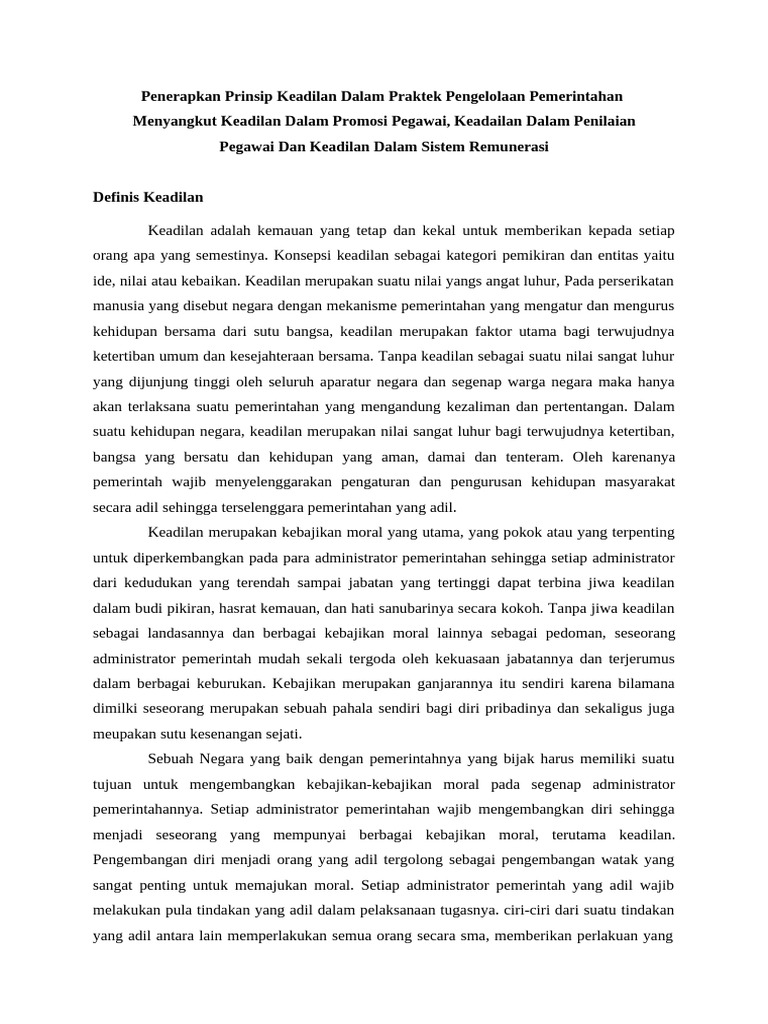 TUGAS 2 Etika Administrasi Pemerintahan | PDF