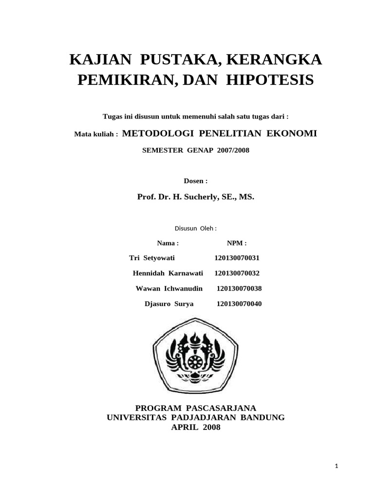 TUGAS METLIT - Gabungan | PDF