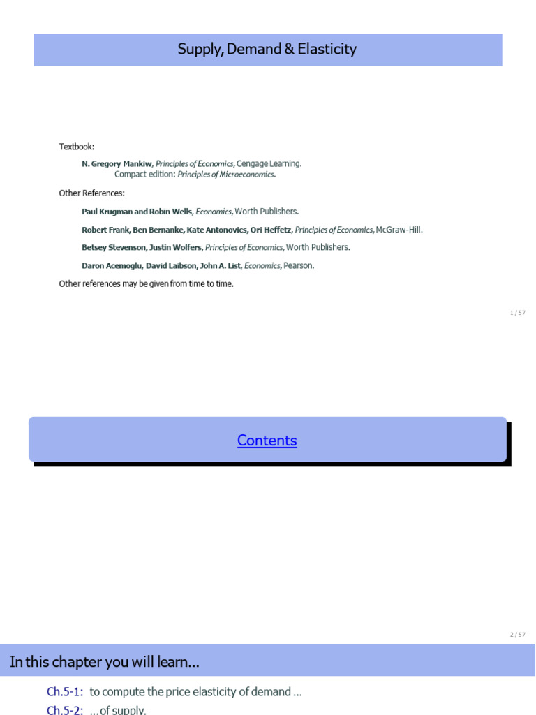 Understanding Supply, Demand & Elasticity | PDF | Elasticity (Economics ...