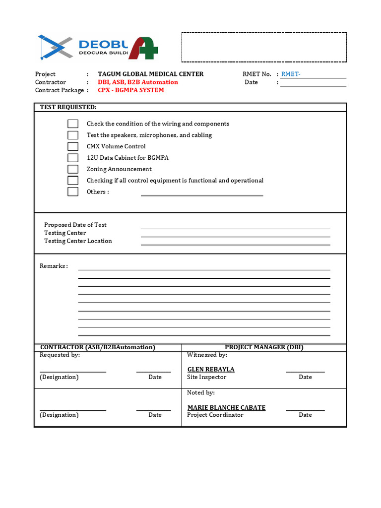 Rmet TGMC Bgmpa | PDF