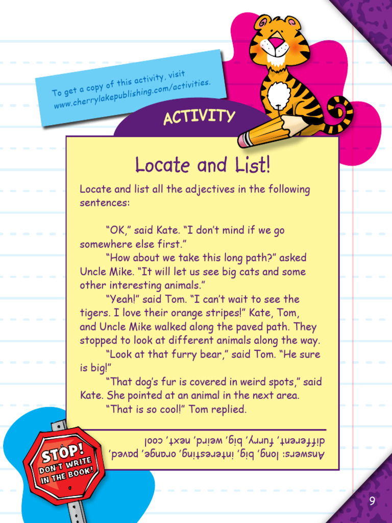 Adjectives ActivityPages | PDF