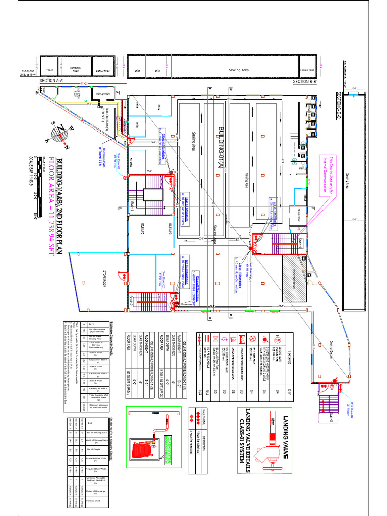 Adequacy Check of Exit & Stair | PDF | Stairs | Valve