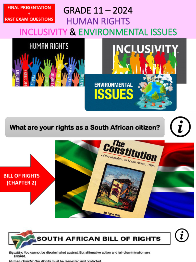 BSTD 11 Human Rights - Inclusivity - Environ Issues - Full Pres A ...