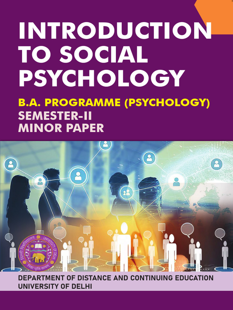 Introduction To Social Psychology | PDF | Social Psychology | Psychology