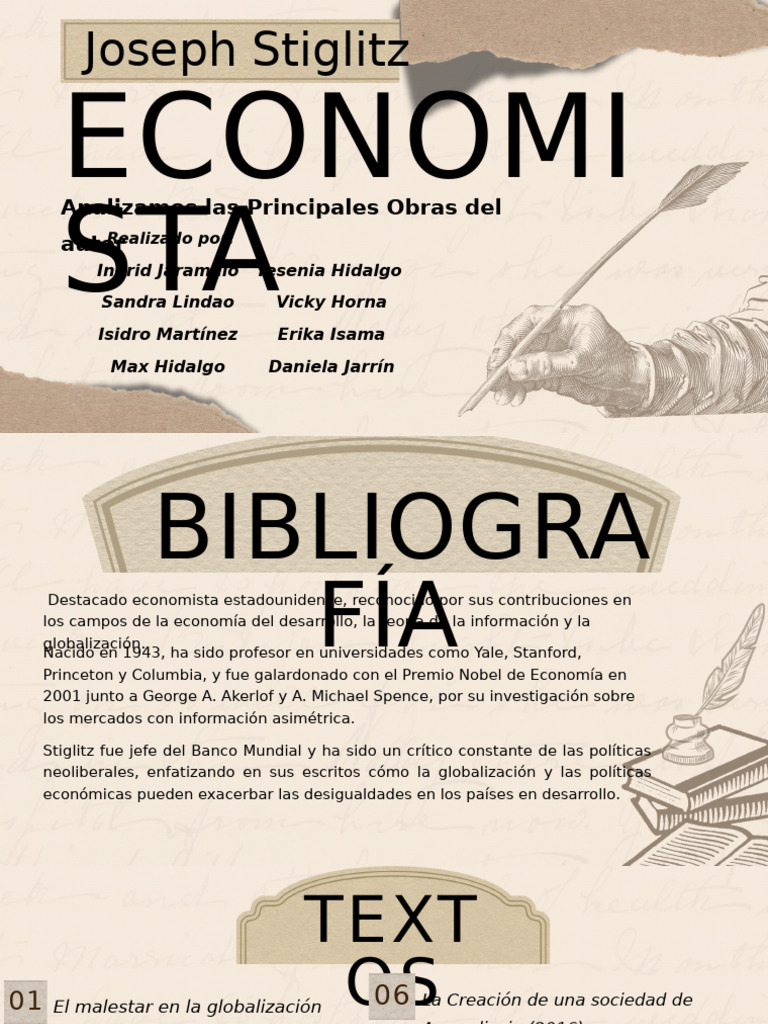 Análisis de la obra de Stiglitz | PDF | Joseph Stiglitz | Capitalismo
