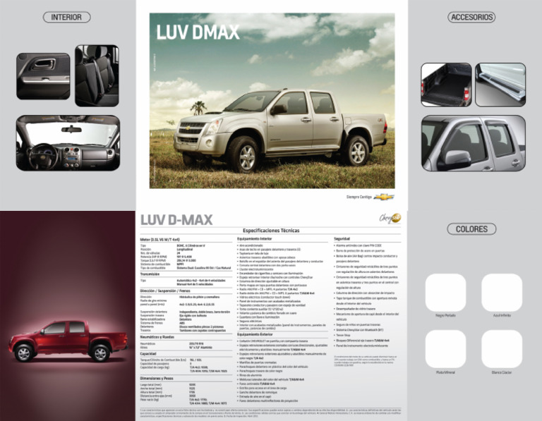 Ficha Tecnica - Luv - Dmax - 12 | PDF