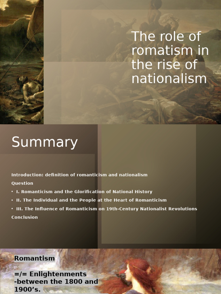 Romanticism's Role in Nationalism | PDF | Romanticism | Nationalism
