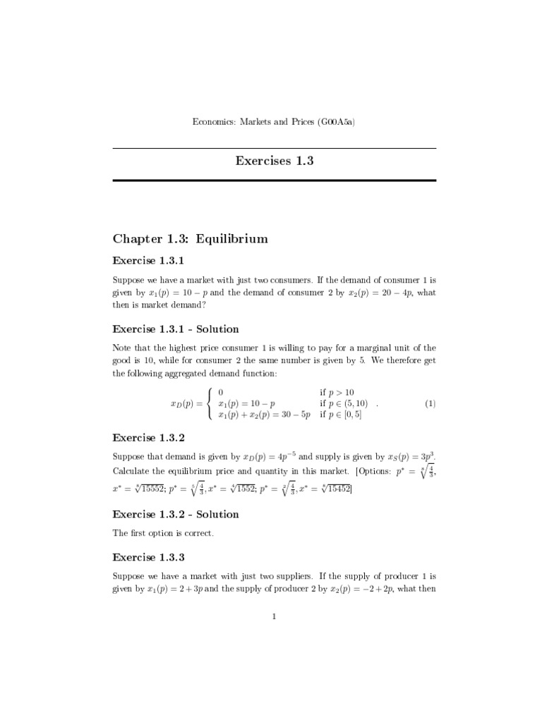 Module 1 Chapter 3 Solutions | PDF | Demand | Prices Module 1 Chapter 3 Solutions | PDF | Demand | Prices