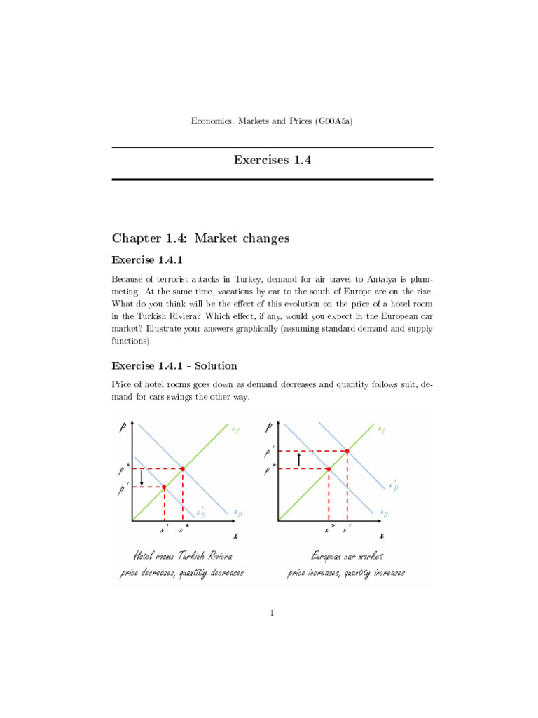 Module 1 Chapter 4 Solutions | PDF | Demand | Economic Equilibrium