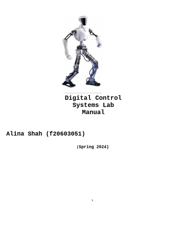 Alina Shah Dcs Lab 1 | PDF | Polynomial | Control Theory