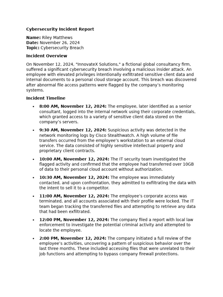 Cybersecurity Incident Report 8 | PDF | Security | Computer Security