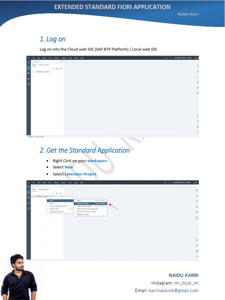 Extend Standard Fiori App | PDF | Computing | Software