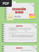 Método NIOSH | PDF | Factores humanos y ergonomía | Science