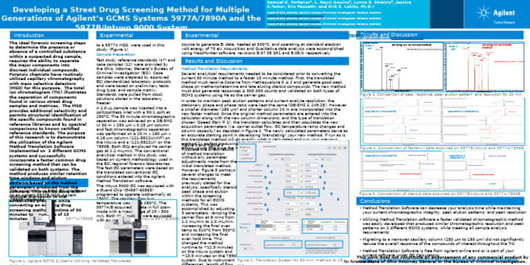 Folleto Metodo Multiple Screening de Drogas GCMSD | PDF | Chromatography | Gas Chromatography ...