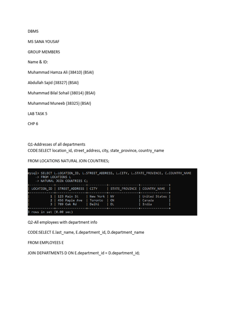 Lab Task 5 Pdf