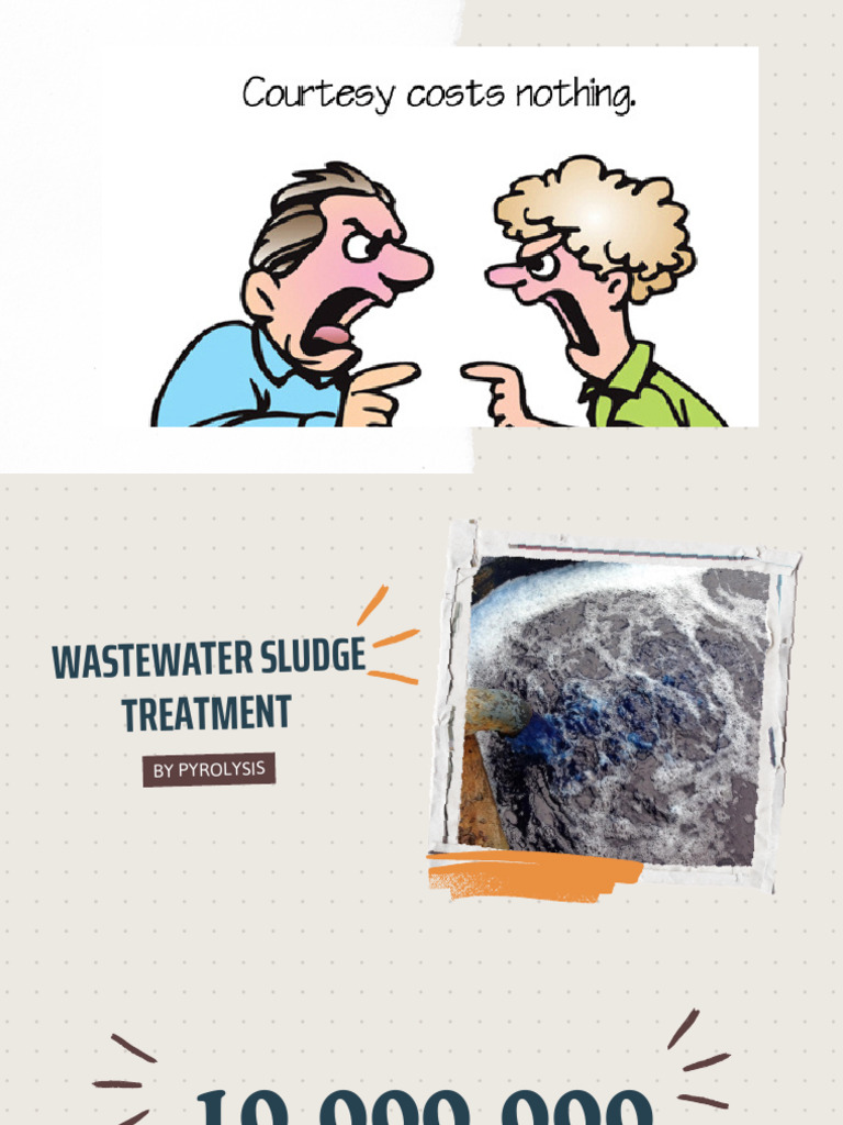 Wastewater Sludge Treatment by Pyrolysis | PDF