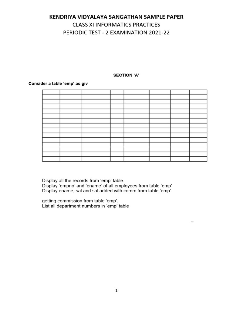Sample Paper Ip pt2 Answer | PDF | Data Model | Computer Data