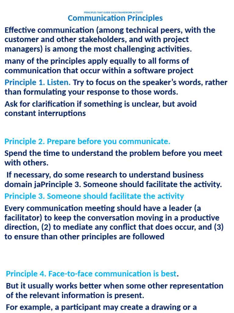 PRINCIPLES-Continuation Friday Class | PDF | Communication | Negotiation