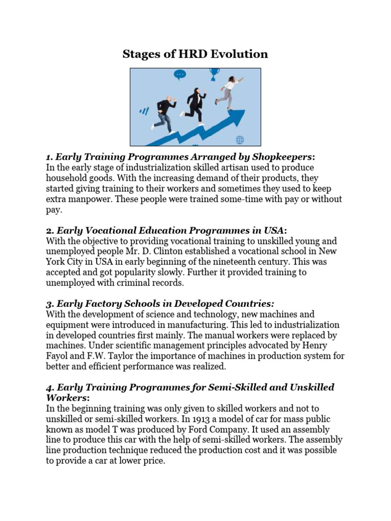 Stages of HRD Evolution | PDF | Economies | Business