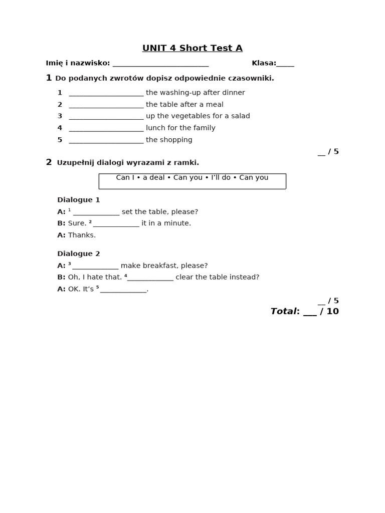 Dialog 4 Klasa V | PDF