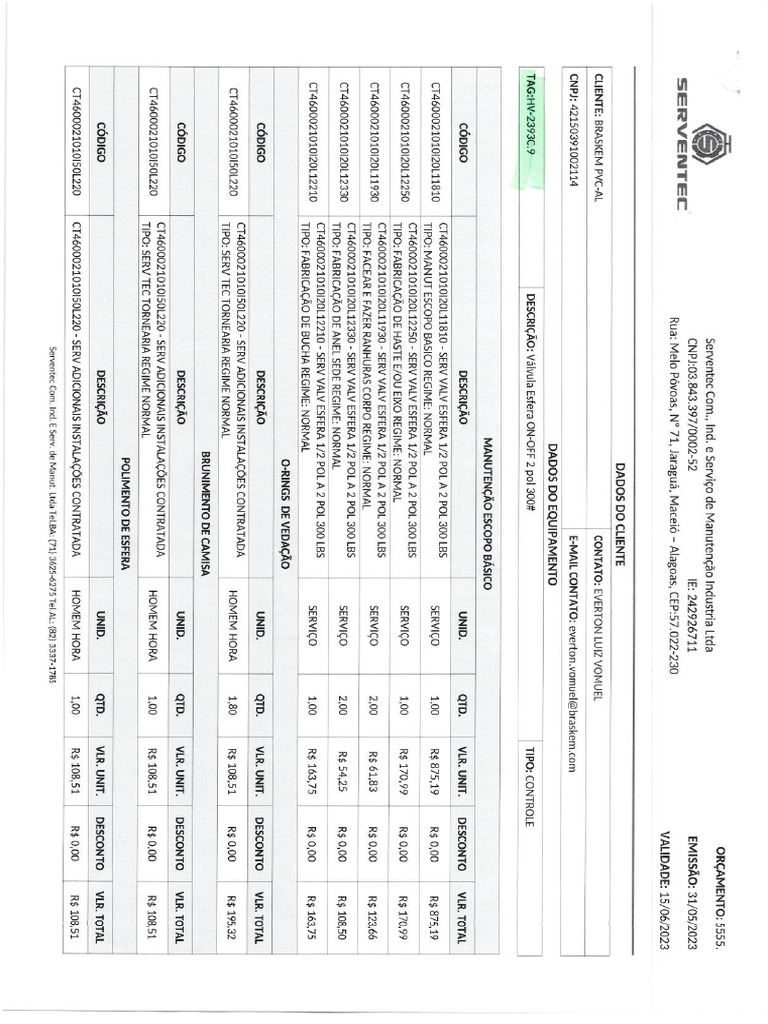 2023.05.31 HV-2393C.9 - Orc-5555 Rev.00 | PDF