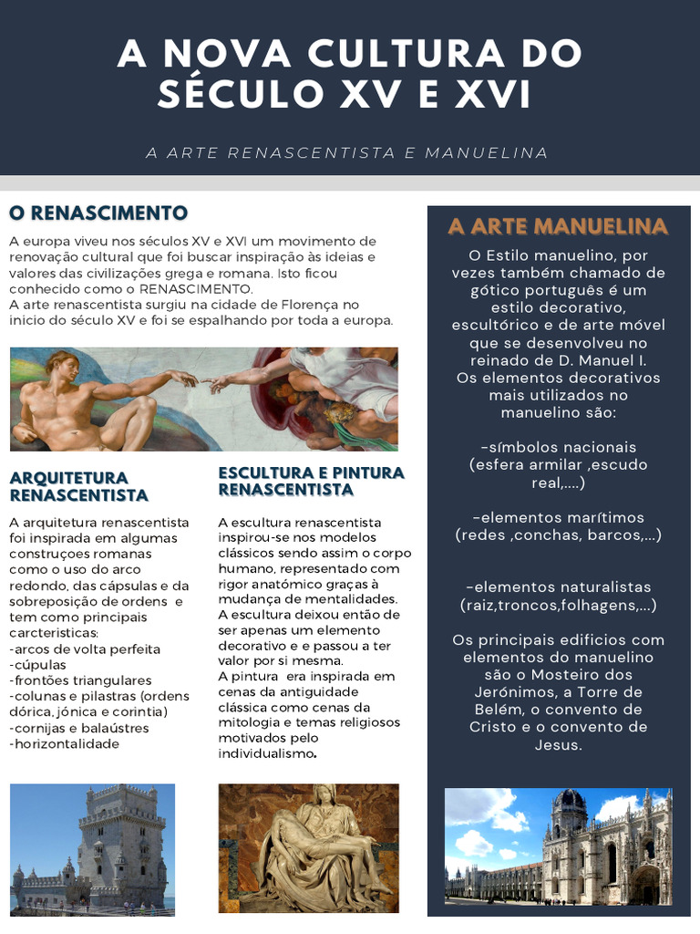 A Arte Renascentista | PDF | Renascimento | Escultura