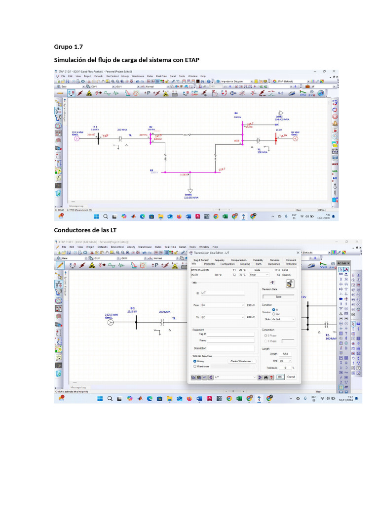 Simulación de Flujo de Carga con ETAP | PDF