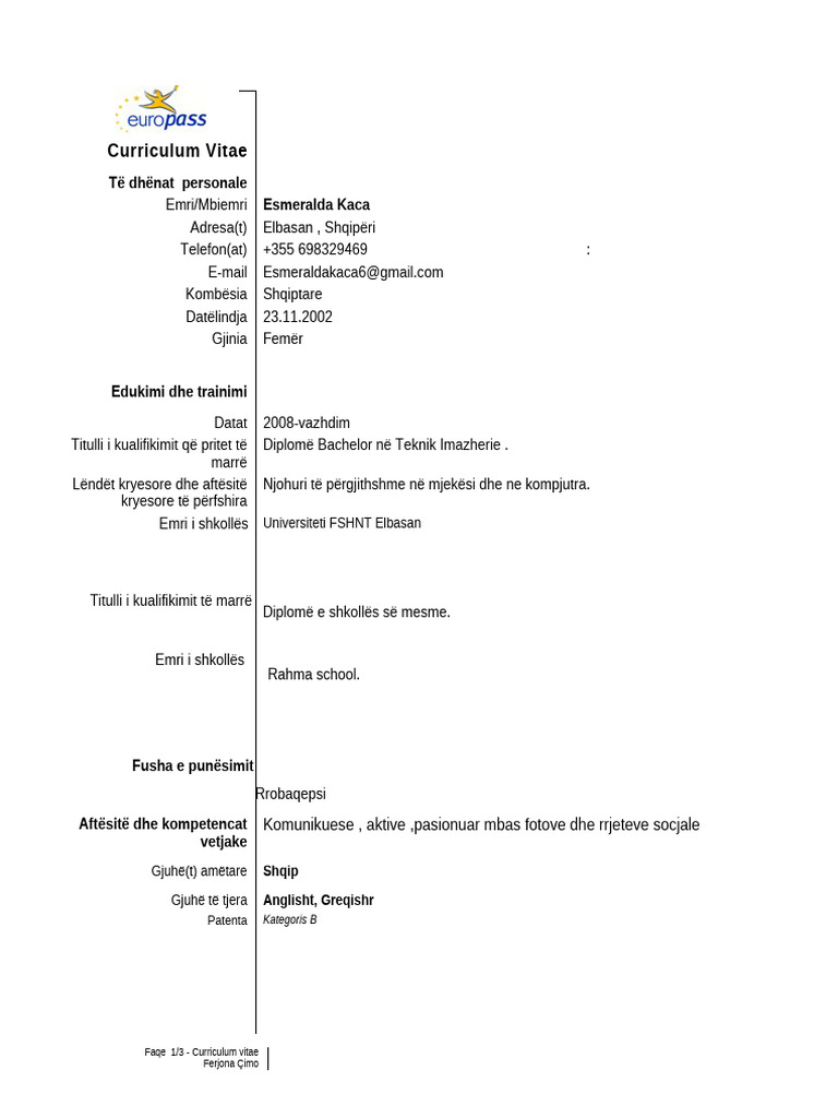 CV Alda | PDF
