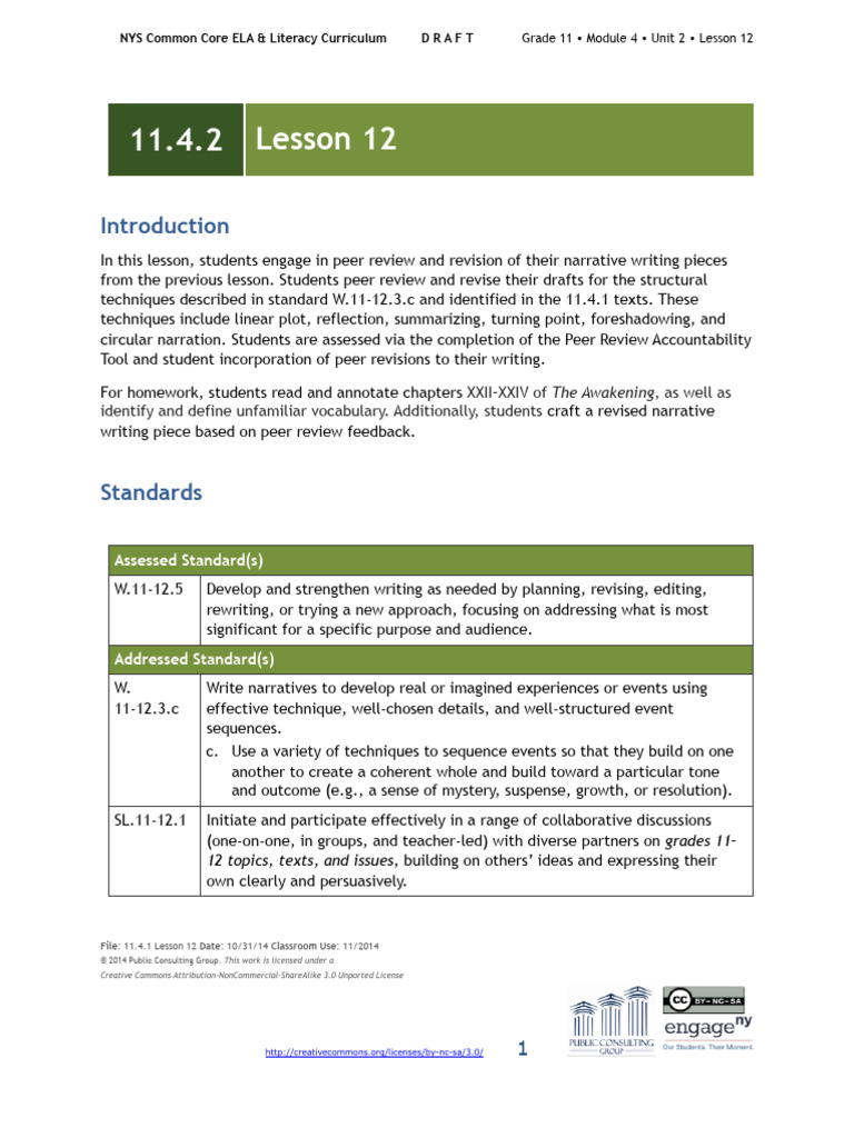 Peer Review in Narrative Writing | PDF | Peer Review | Writing