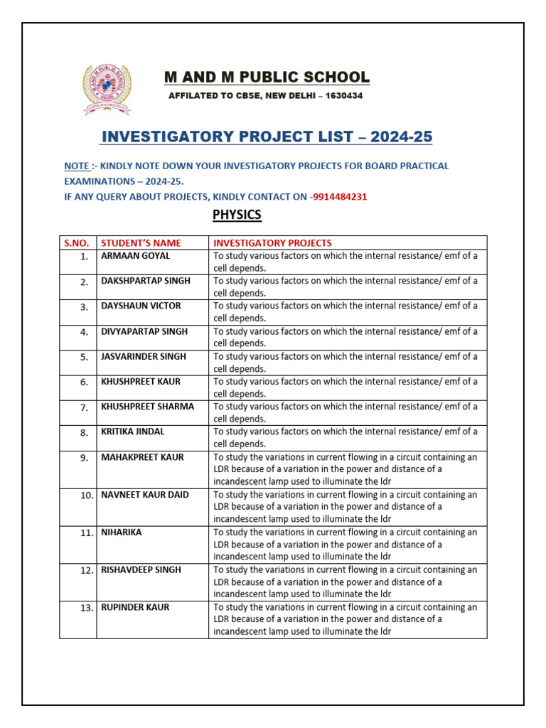 Investigatory Projects | PDF | Transformer | Digestion