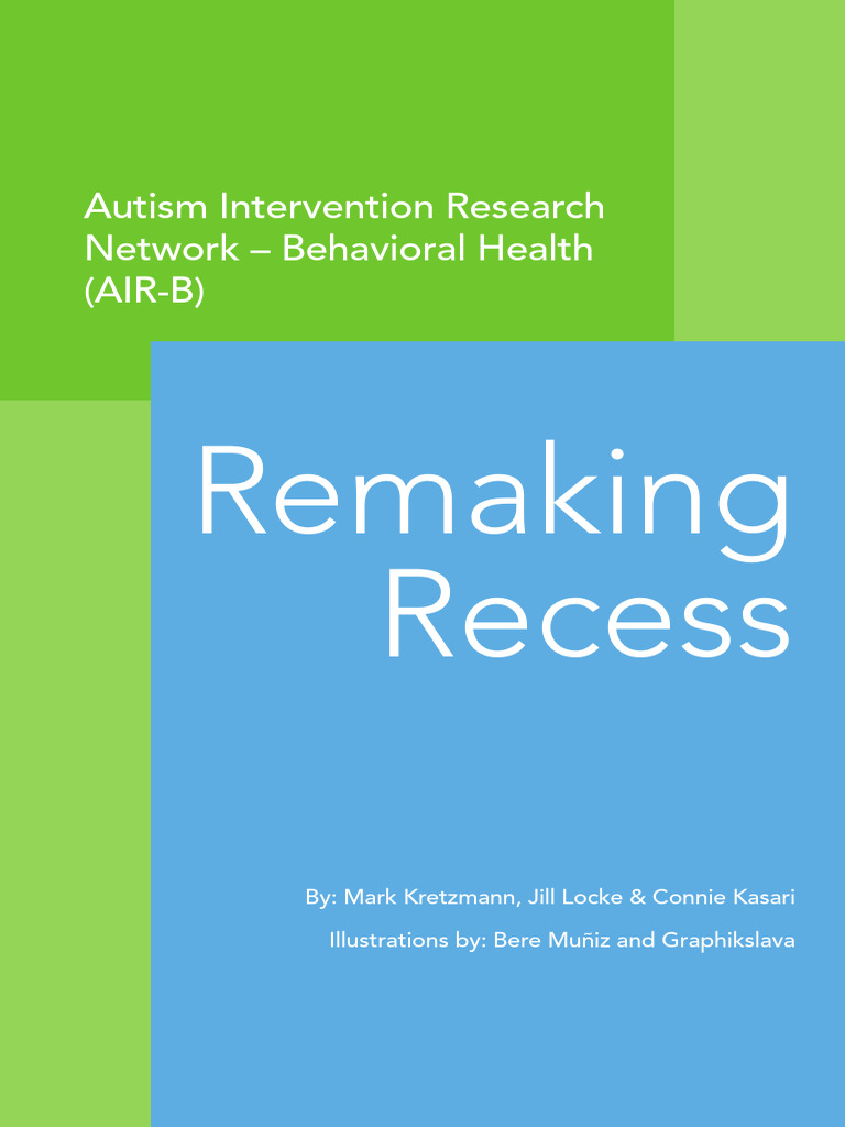 AIR-B II Remaking Recess Booklet | PDF | Autism Spectrum | Nonverbal Communication