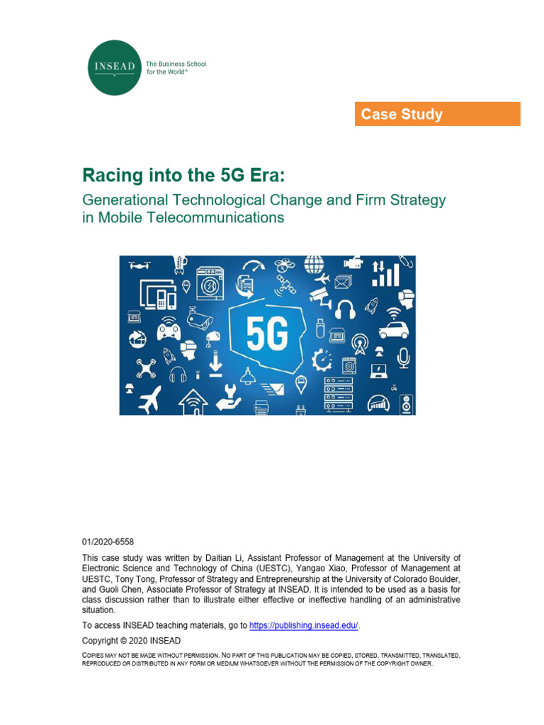 Racing Into The 5G Era - IN1642-PDF-ENG | PDF | Mimo | 4 G