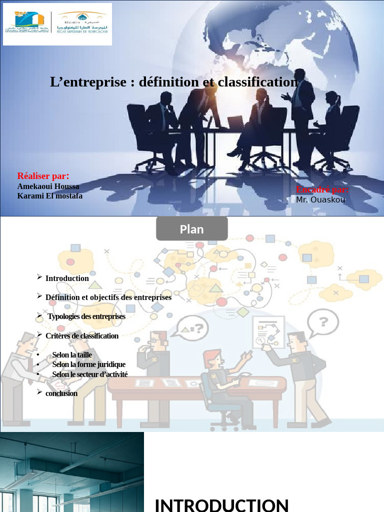 Classification et typologie des entreprises | PDF | Business | Petite ...