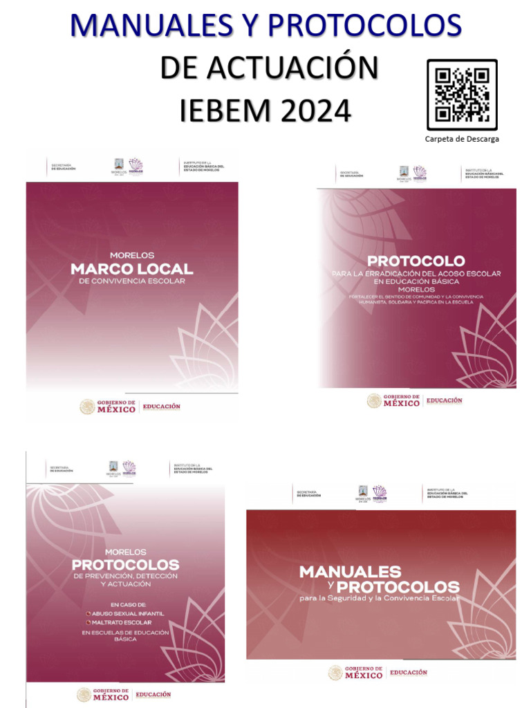 Los 4 Protocolos 2024 Iebem. 320 Páginas | PDF | Escuelas | Invalidez